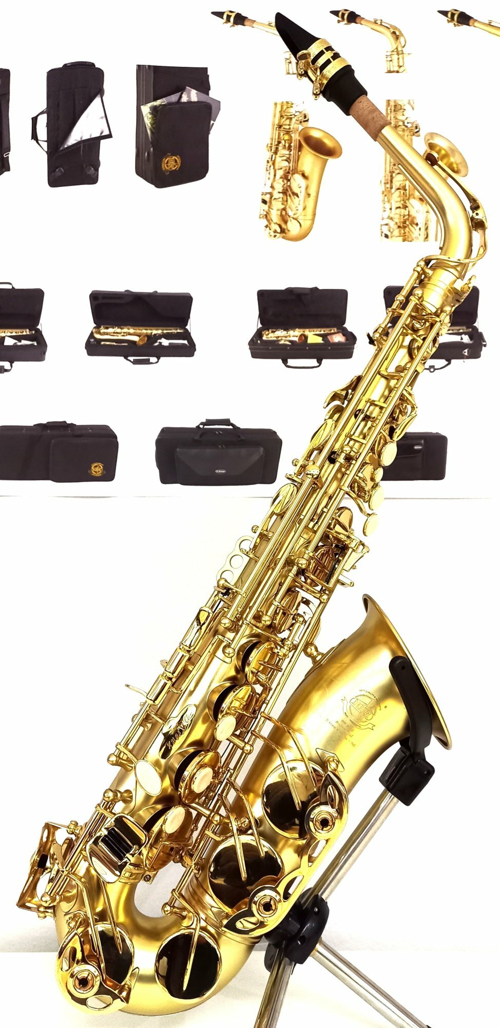 Саксофон Альт D.Krenz 765 Matte Gold Body Gold Keys