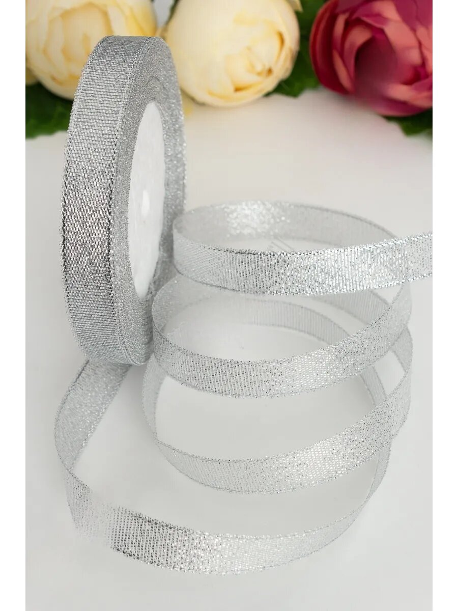 Лента парча 1,2см*25ярд