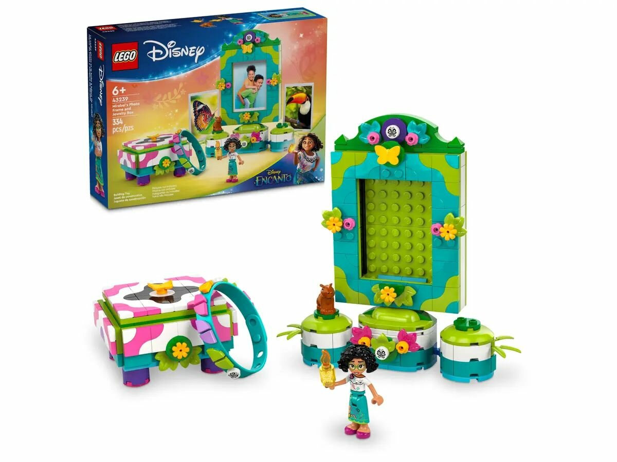 43239 Пластиковый Конструктор Lego Disney 43239 Mirabel's Photo Frame and Jewelry Box Рамка для фотографий Мирабель и шкатулка для драгоценностей