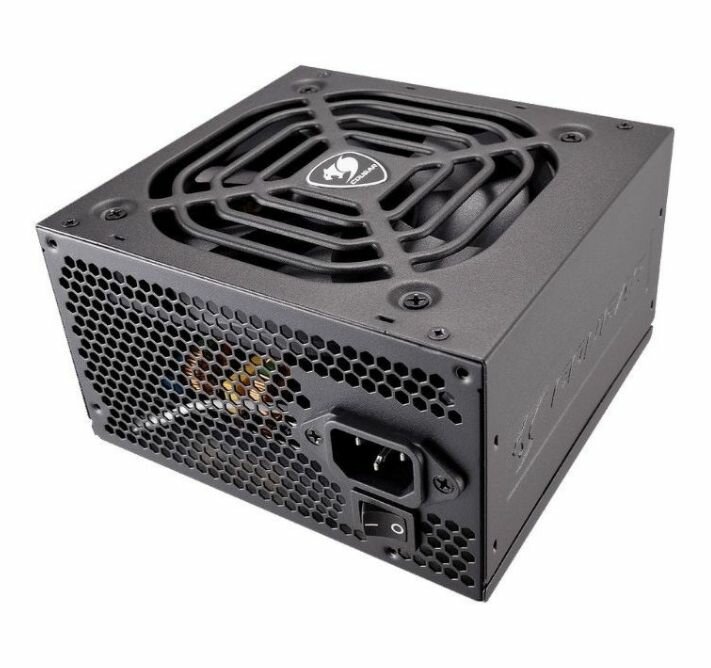 Блок питания Cougar VTE 500 500W (VTE 500) черный - 500 Вт, 80+ Bronze, ATX 20+4 пин, 4 pin + 4 pin CPU, 5 SATA, 2 x 6+2 pin PCI-E