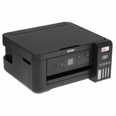 МФУ струйное Epson L4260 (L4260) черный - цветной, A4, 5760x1440 dpi, ч/б - 9 стр/мин (A4), USB Type-B, Wi-Fi