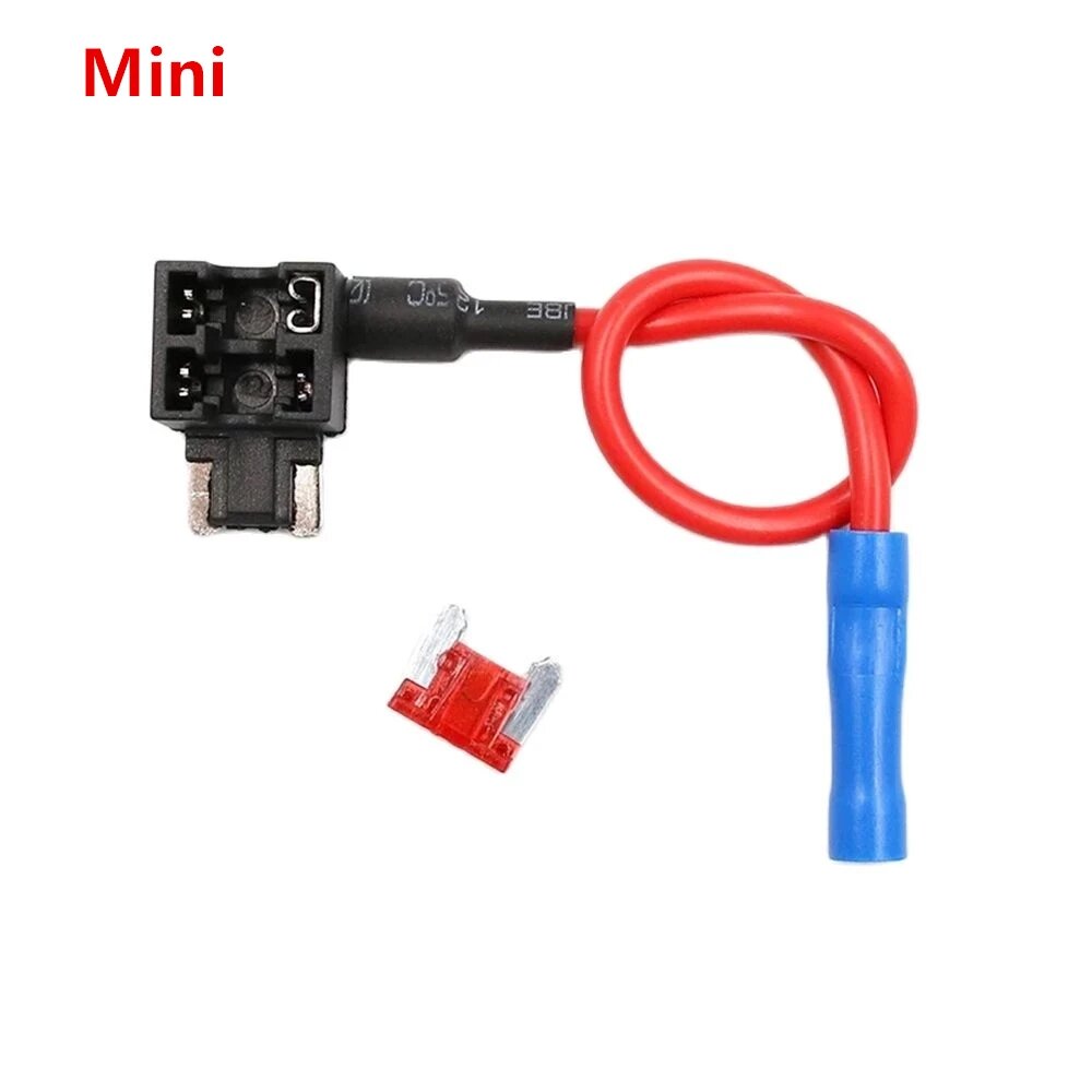 Предохранитель 12 В мини-маленький средний Размер Автомобильный держатель предохранителя Mini 10A