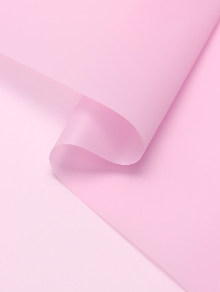 Пленка для цветов и букетов, матовая, пудра светлая, 0.57×10 м ±1 см