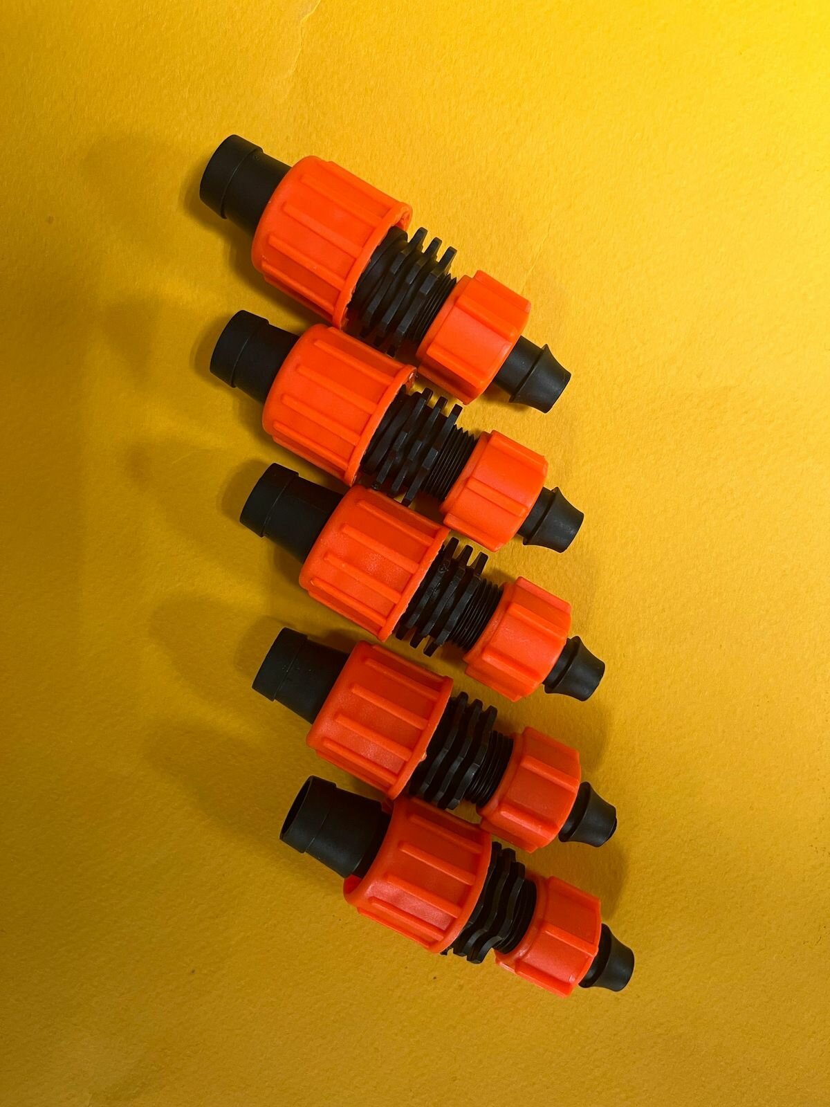 Стартконнекторы для капельной ленты с поджимом, полимерные, 5 штук