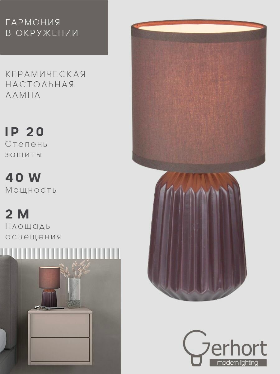 Настольная лампа G32229/1T BR BR Gerhort