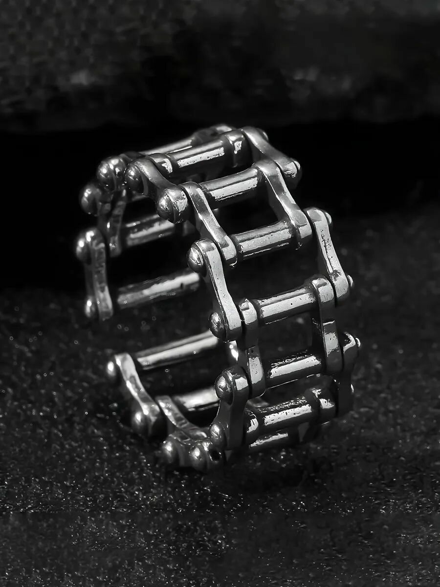 Кольцо плетеное, металл