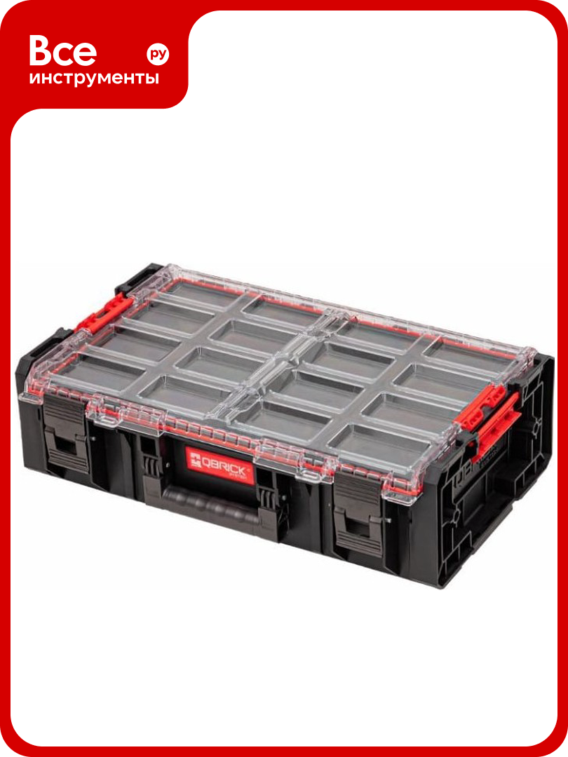 Органайзер QBRICK SYSTEM ONE Organizer XL 2.0 Multilayer Foam Inserts 2631-33, установки резьбовых вставок
