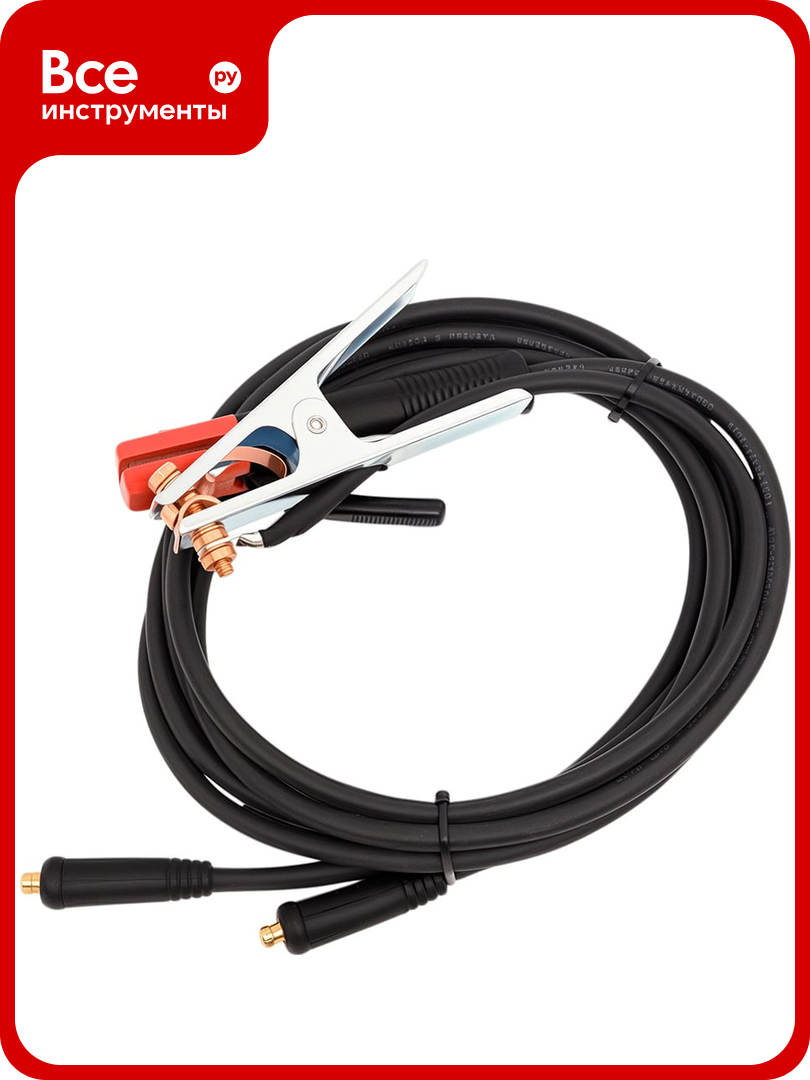 Комплект сварочных кабелей 3 м КГ 16 мм медь Профессионал 014