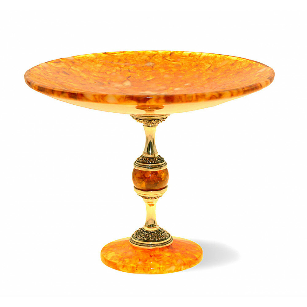 Конфетница из янтаря