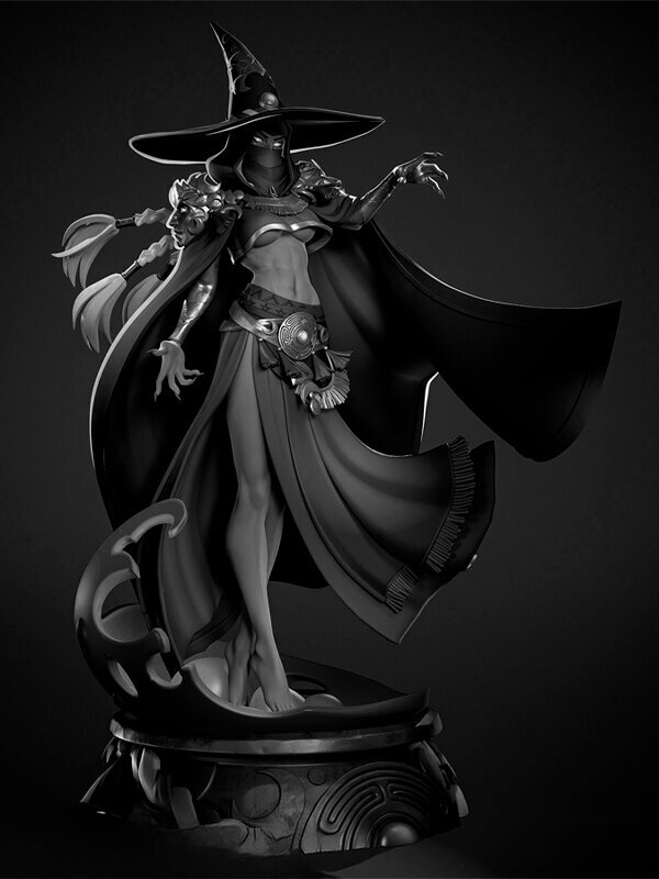 Фигурка под покраску Геката-Hecate Hades 21 см