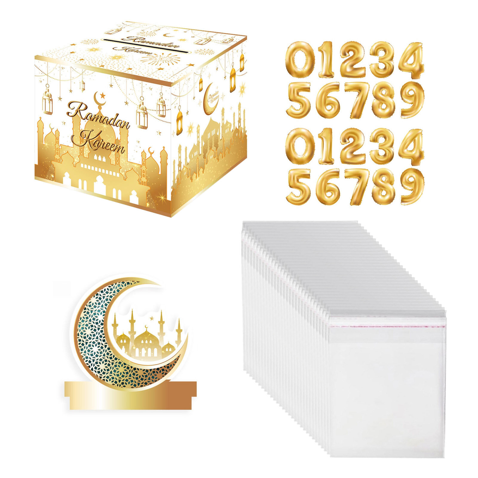 Праздничный мешочек с деньгами к Иду из безопасной бумаги