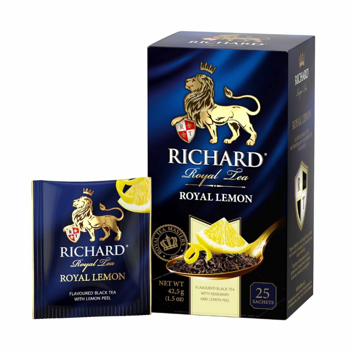 Чай черный в пакетиках с лимоном "Richard Royal Lemon" 25 пак 1 шт