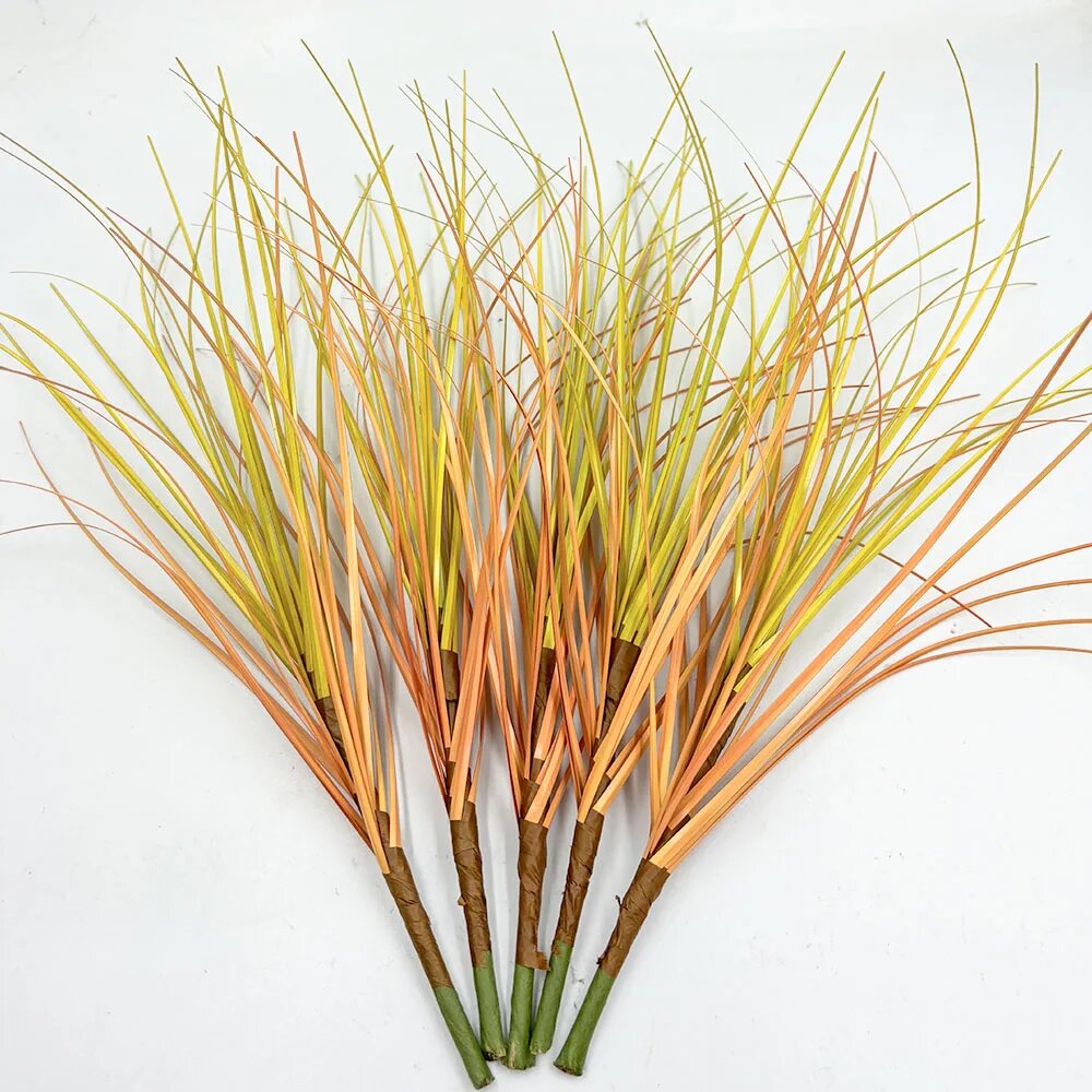 Искусственная трава 30/40 см, комплект 5 шт. 30cm, 5pcs Autumn Orange