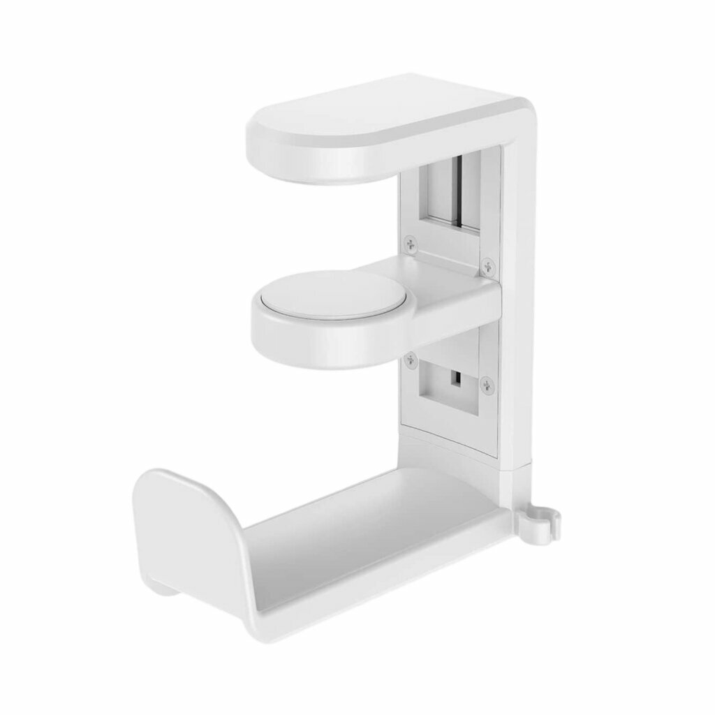 Регулируемая вешалка для наушников, вращающаяся на 360°, Под настольным креплением, Кабельные органайзеры с поворотным крючком для игровой периферии ПК