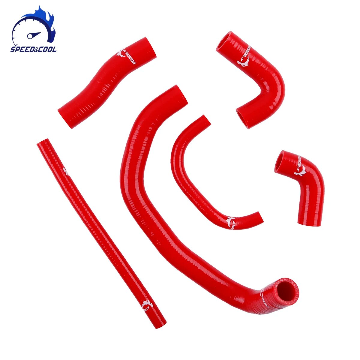SPEED & COOL для Kawasaki ZX9R 1994 1995 1996 1997, комплект силиконовых шлангов охлаждающей жидкости радиатора мотоцикла Красный, Красный