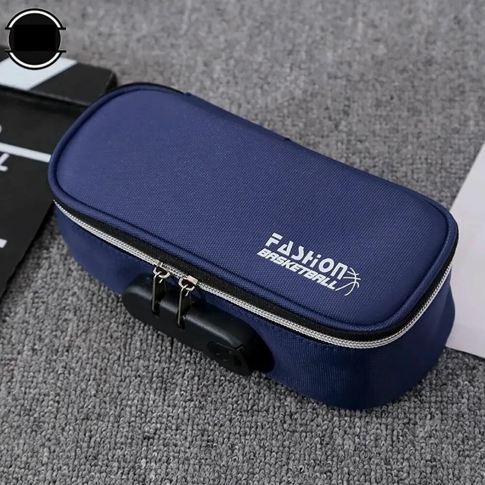 Пенал с кодовым замком (темно-синий)