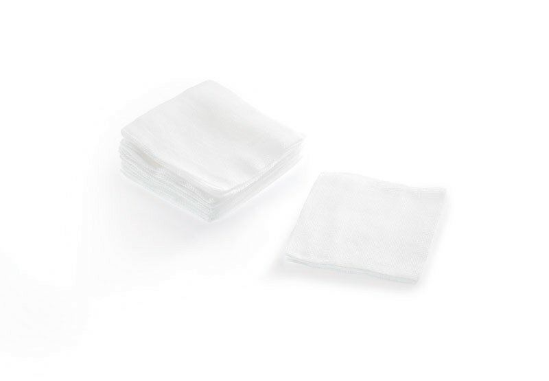 Салфетки марлевые Sterilux ES (Стерилюкс ЕС) стерильные для ран, 21 нитей на см2, сложены в 8 слоев, 5х5см, 232182 (1 Блок (10шт))