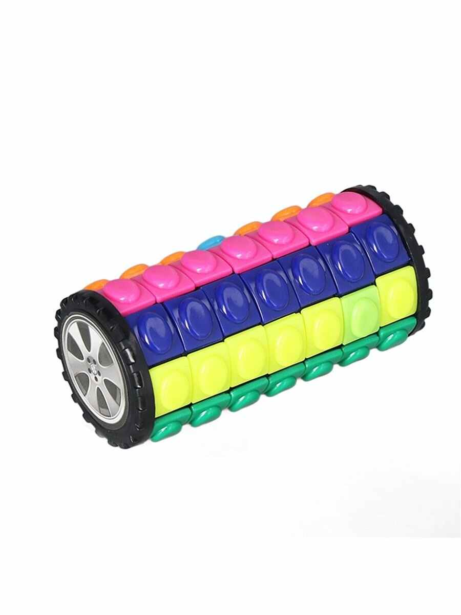 7-слойная игрушка-головоломка с вращающимся цилиндром для детей, расслабляющая головоломка для снятия стресса и тревоги из прочного материала