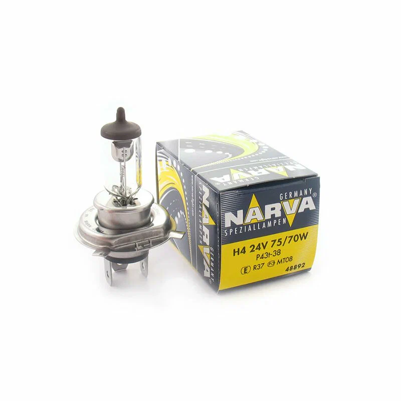 Галогеновая лампа NARVA H4 24V 75/70W STANDART лампа 48892 3000