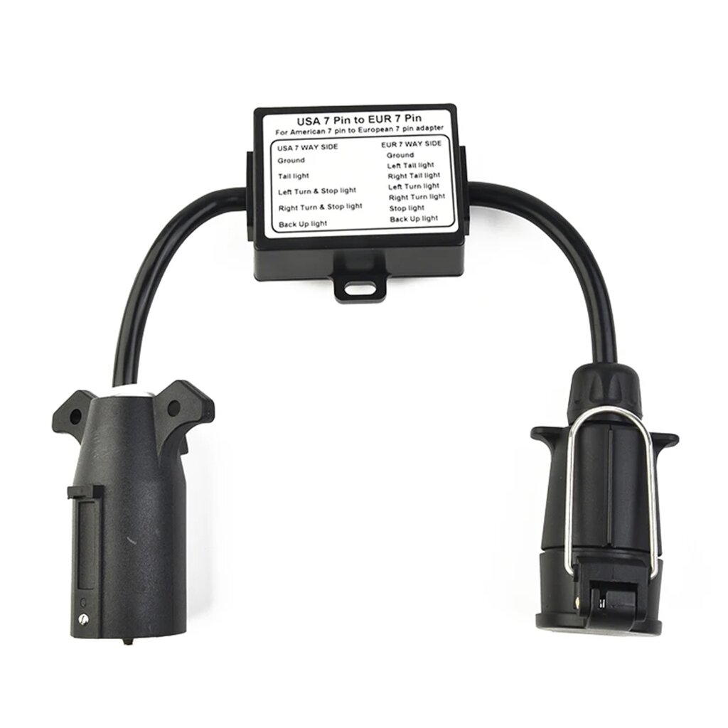 Easy Installation Trailer Connector Light Converter Trailer Light to EU Trailer Light Converter US Vehicle Connector