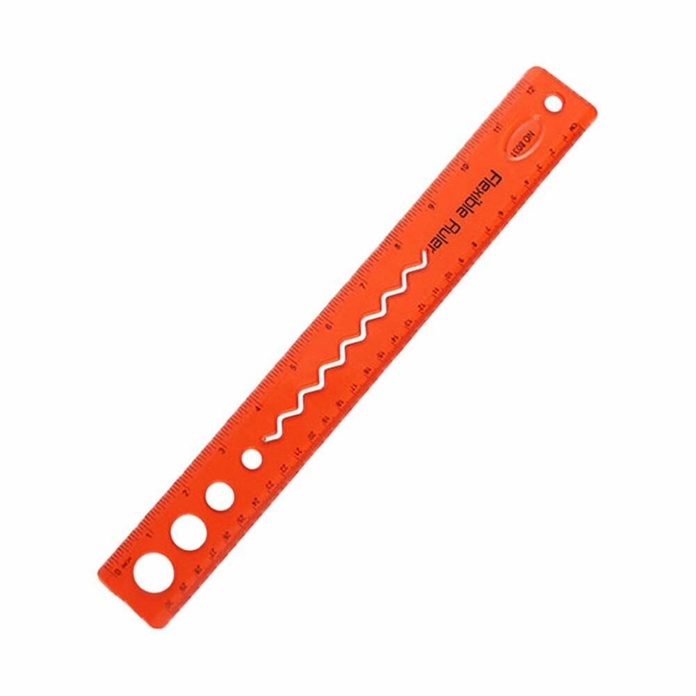 Детская мягкая силиконовая линейка,30CM