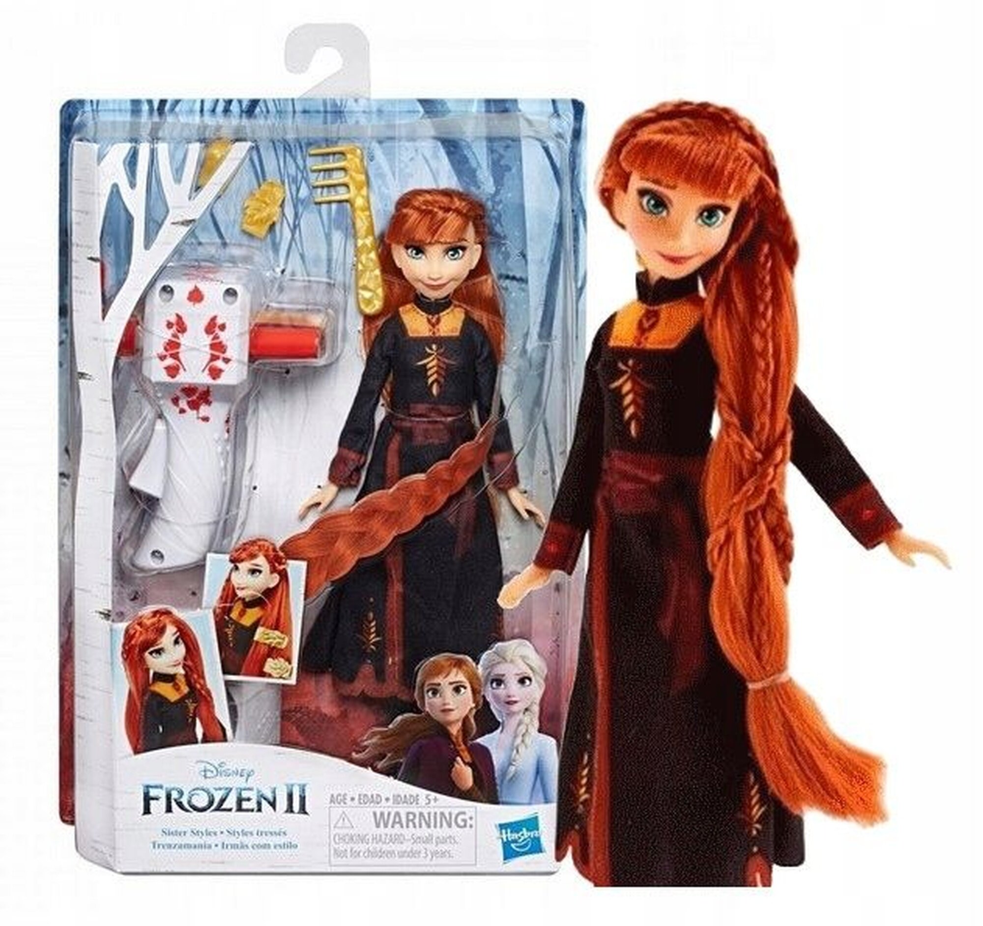 Кукла Hasbro "Frozen 2", с аксессуарами, для причесок, от 3 лет
