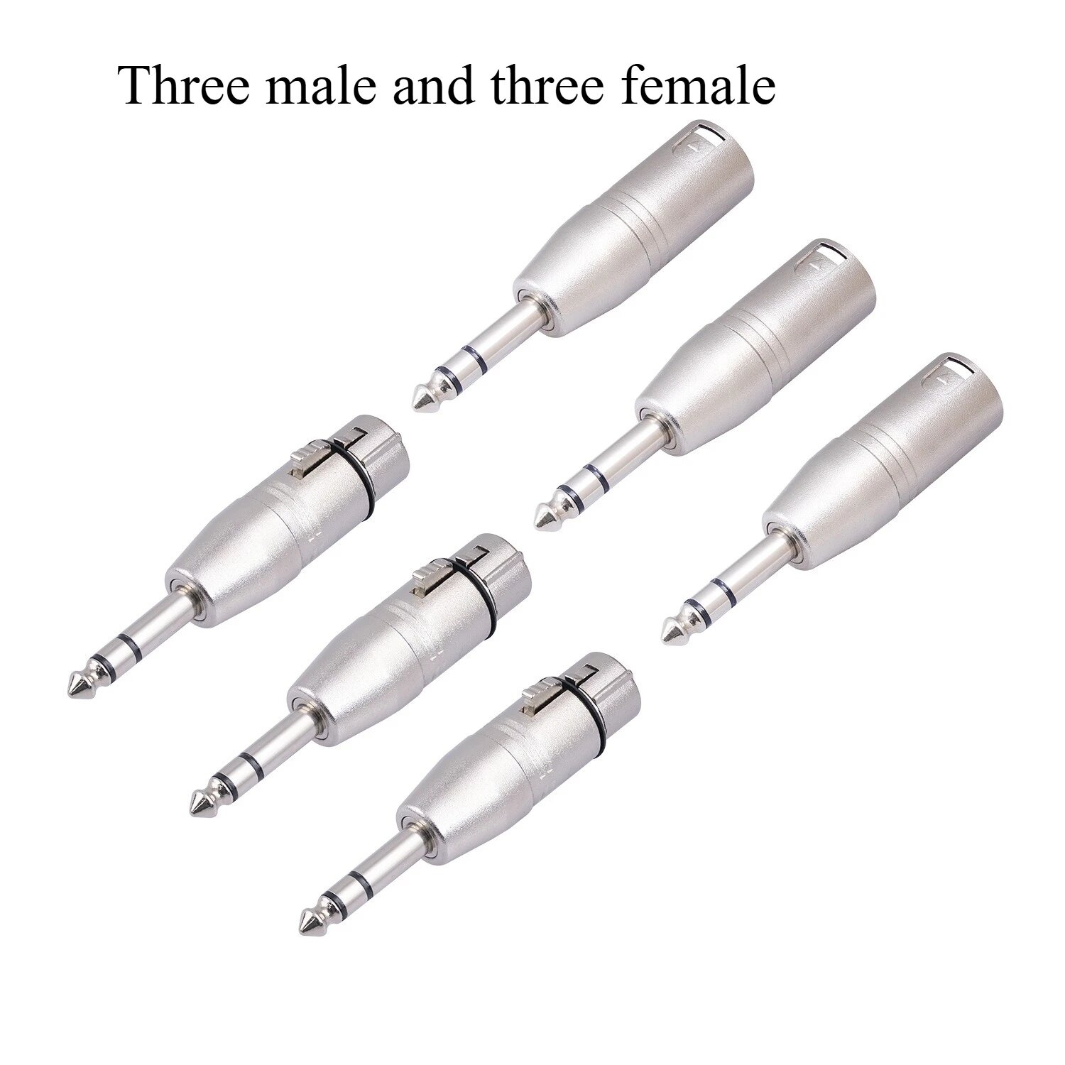 REXLIS Адаптер аудио 6.35 мм TRS на XLR 3-pin