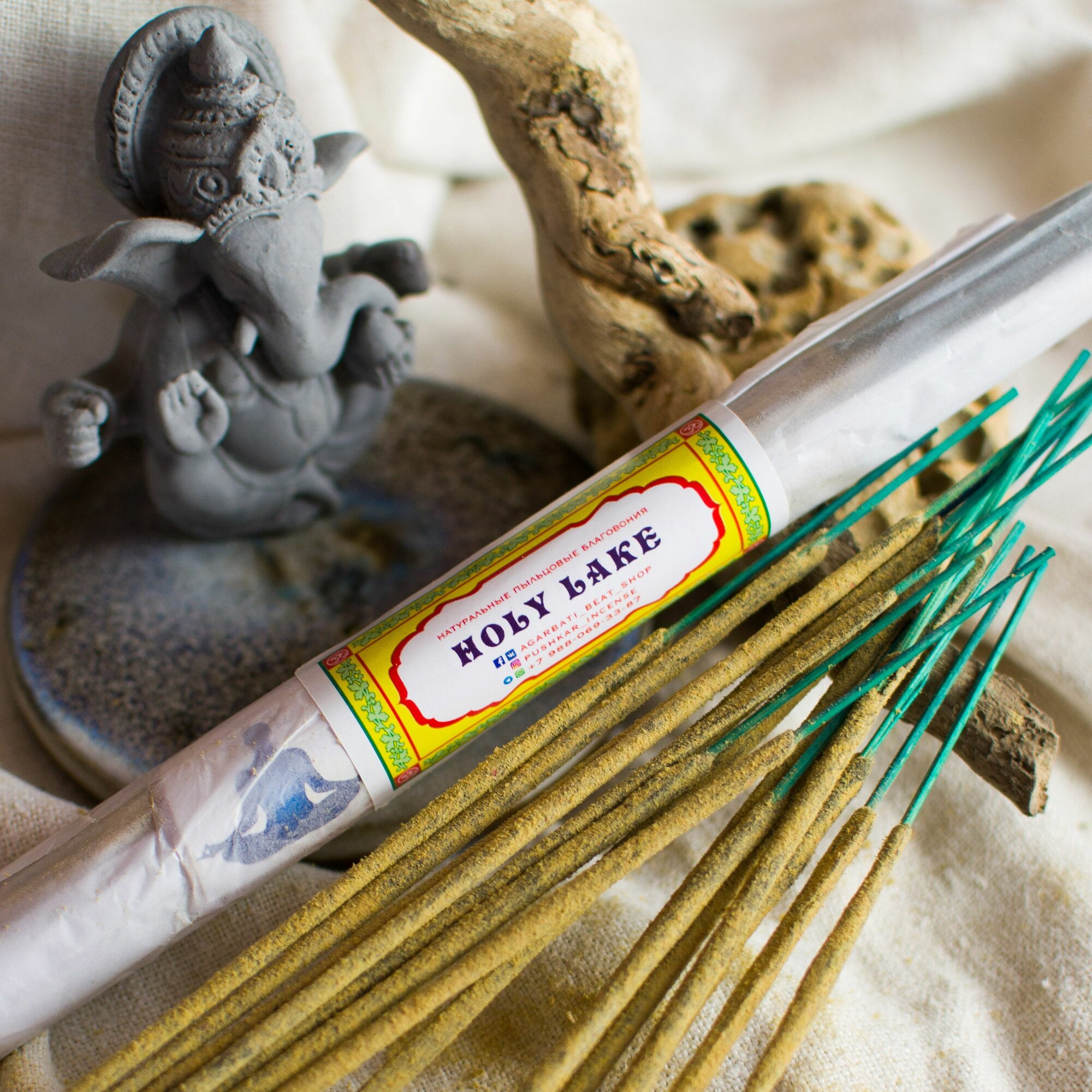 HOLY PUSHKAR LAKE Pushkar Incense (Холи Пушкар лэйк, Пушкарские благовония), 50 г.