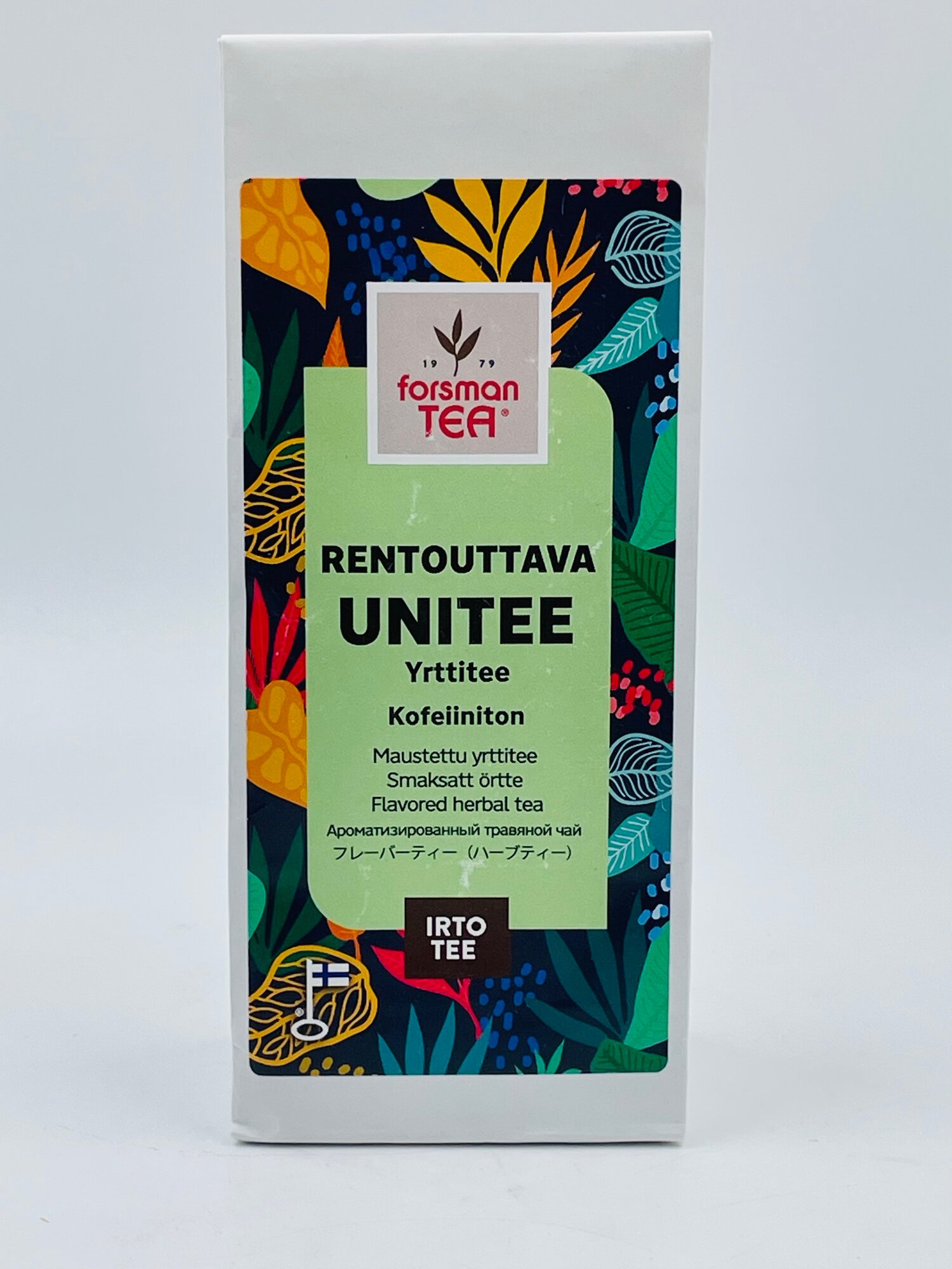 Чай ройбуш FORSMAN TEA Rentouttava Unitee без кофеина Расслабляющий с добавками 60 г (из Финляндии)