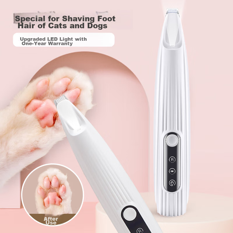 Zhenyou Pet Grooming Tool for Dogs And Cats, Paw Hair Trimmer, Pet Hair Clipper, Paws And Feet Hair Removal Device