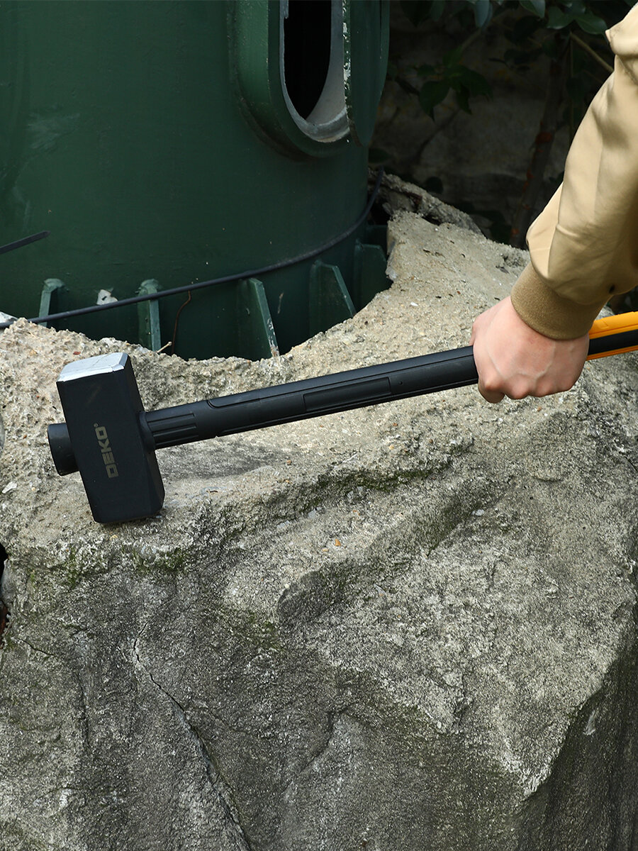 Кувалда 5 кг DEKO HT40, длинна 88 см, фиберглассовая рукоятка, сталь CS45