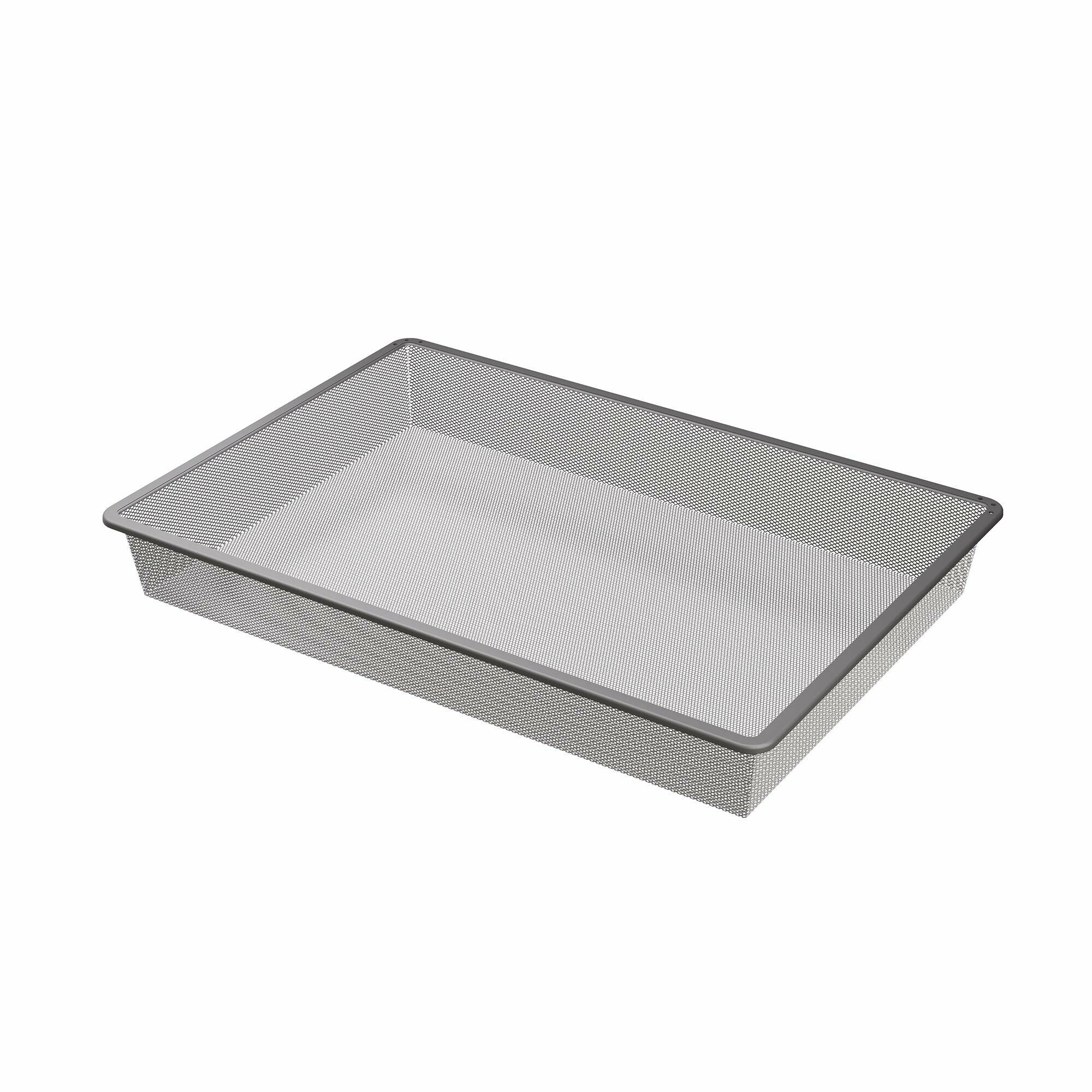 Корзина мелкосетчатая Лион 74.2x51.1x8.5 см цвет серый