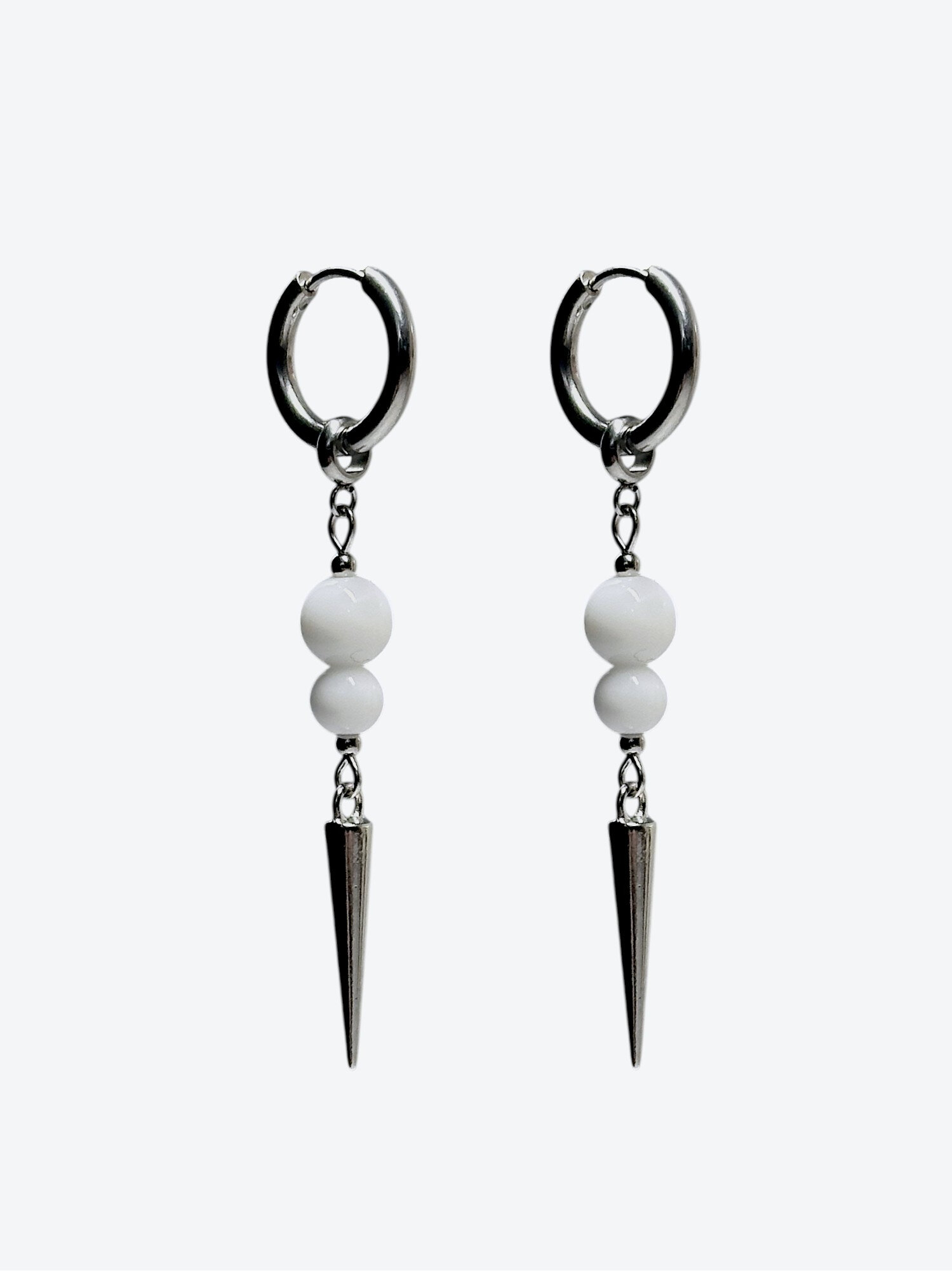 Серьги-трансформеры, агат