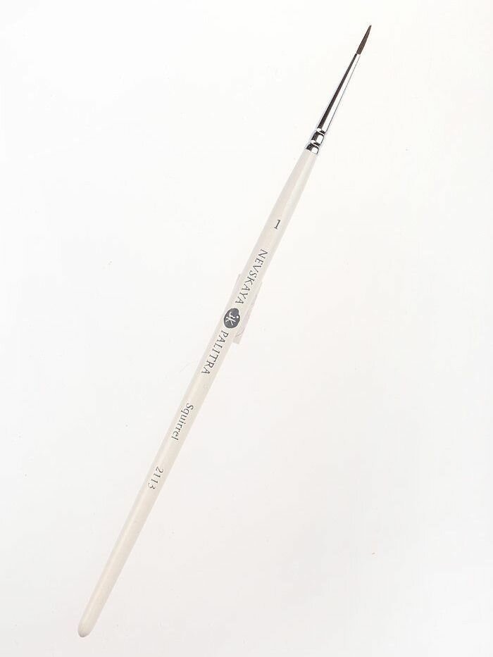 Невская Палитра Кисть художественная для рисования №1 Белка круглая