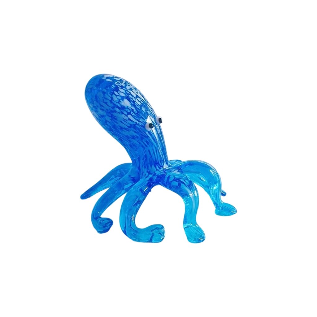 Украшение в виде осьминога из глазури ручной работы ins-темно-синий