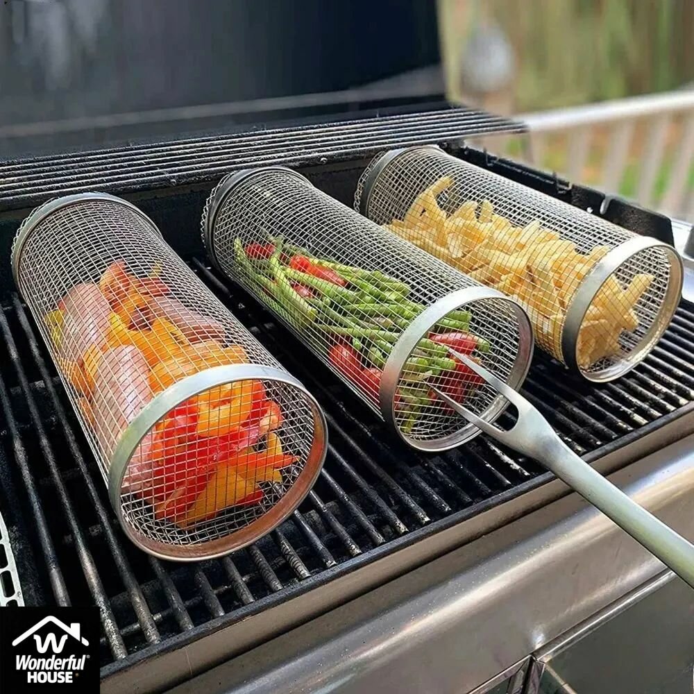 Аксессуар Q101, для гриля/мангала/коптильни, серебристый, 32х9 см