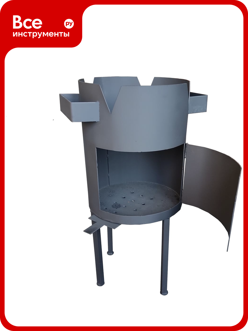 Печь для казана с дверкой и регулировкой тяги Станкоинструмент и оснастка 12 л 4811381026505
