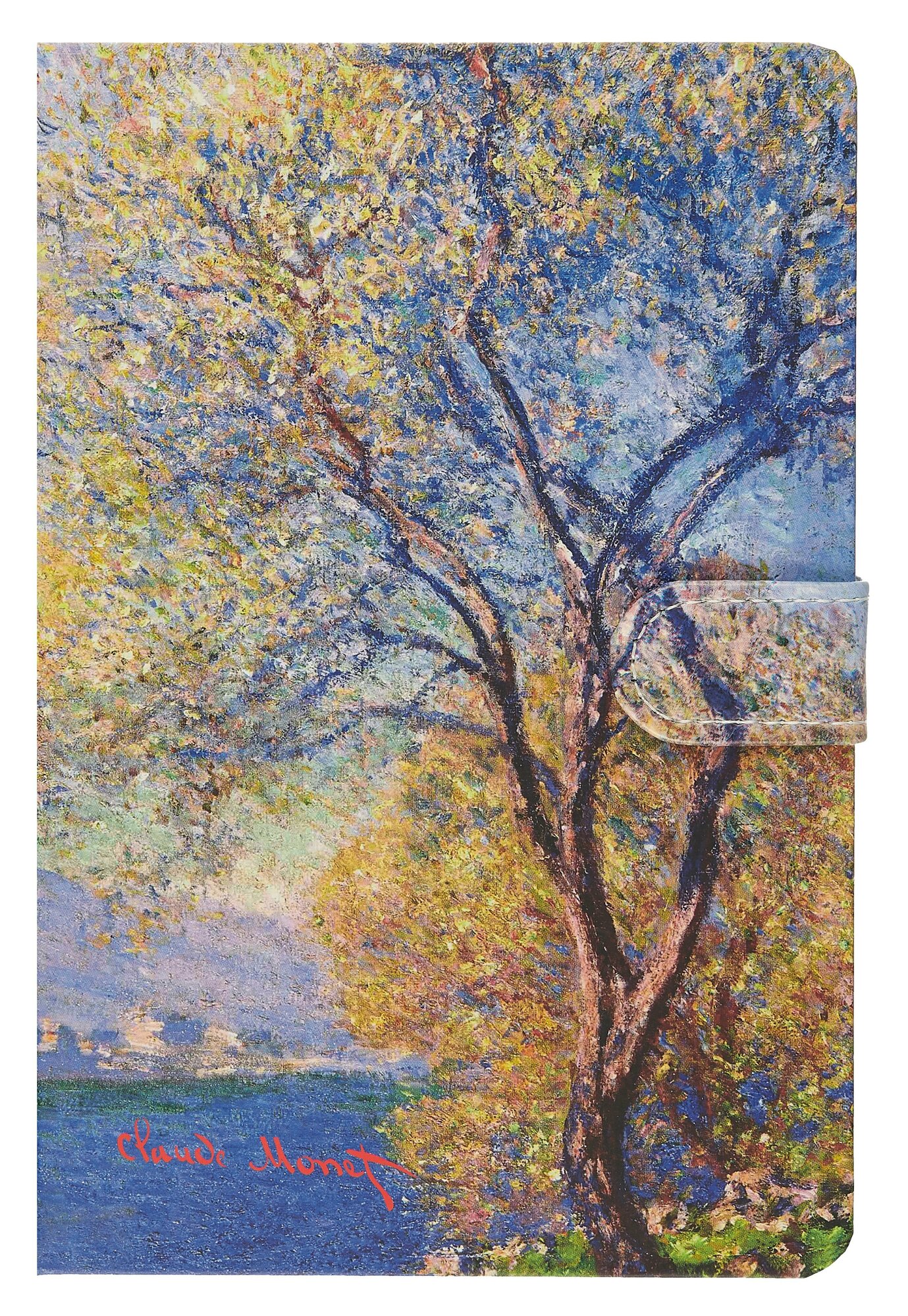 Книга для записей А5 112л "Клод Моне Антиб Вид с садов Салис" с магнитной застежкой