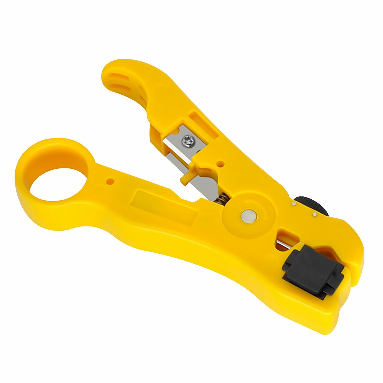 Портативный инструмент для зачистки коаксиального кабеля ABS Shell Yellow SK5 Blade Cutting Wire Stripper Tool для легкого удаления