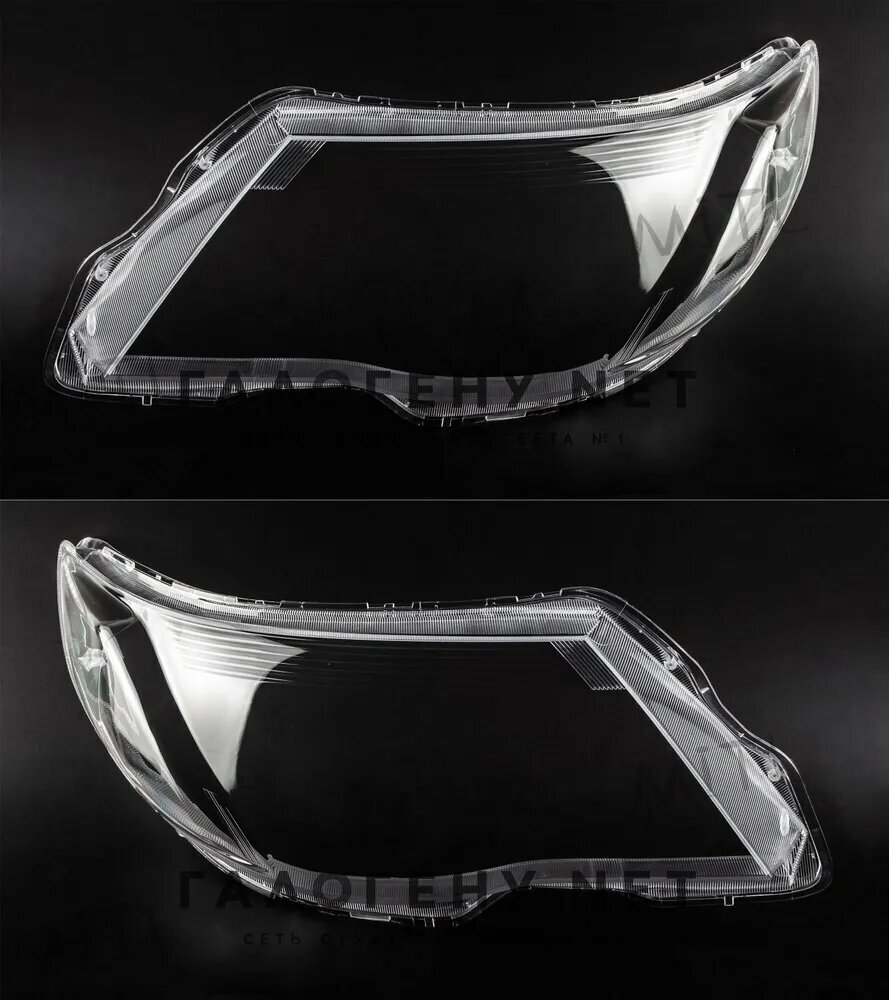 Стекло фары 30152 для Subaru Forester, прозрачное, бесцветное, 2шт