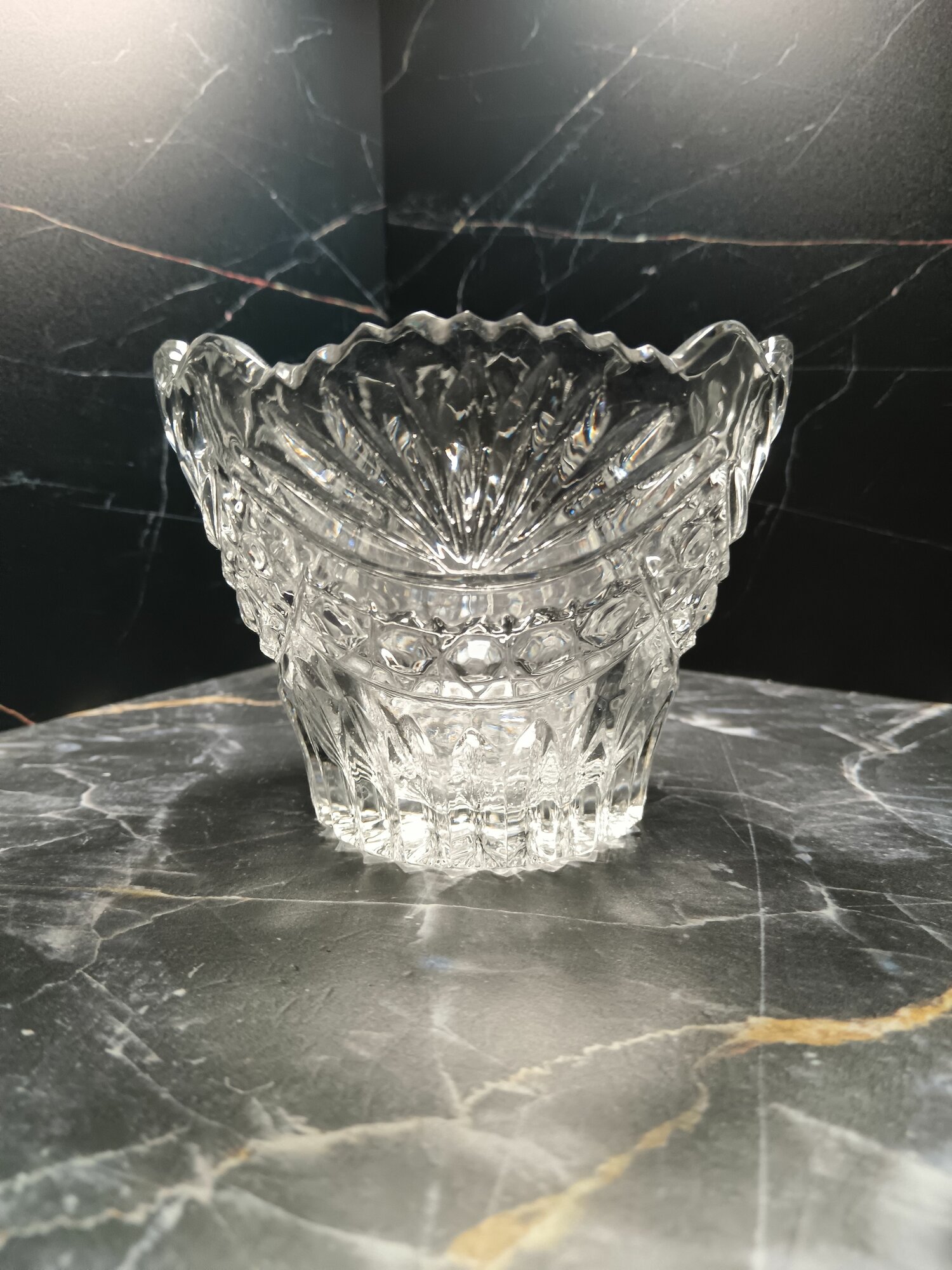 Хрустальная конфетница, СССР винтаж