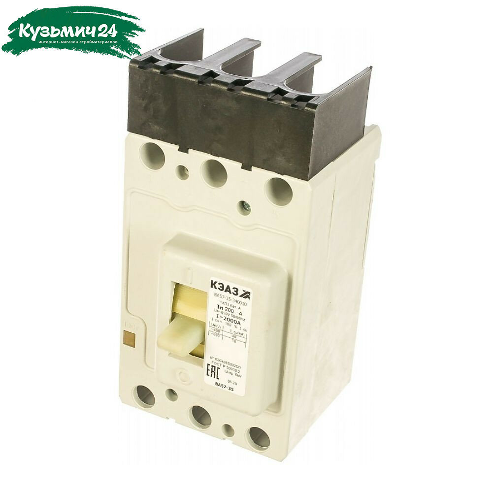 Выключатель автоматический КЭАЗ ВА57-35-340010 200А