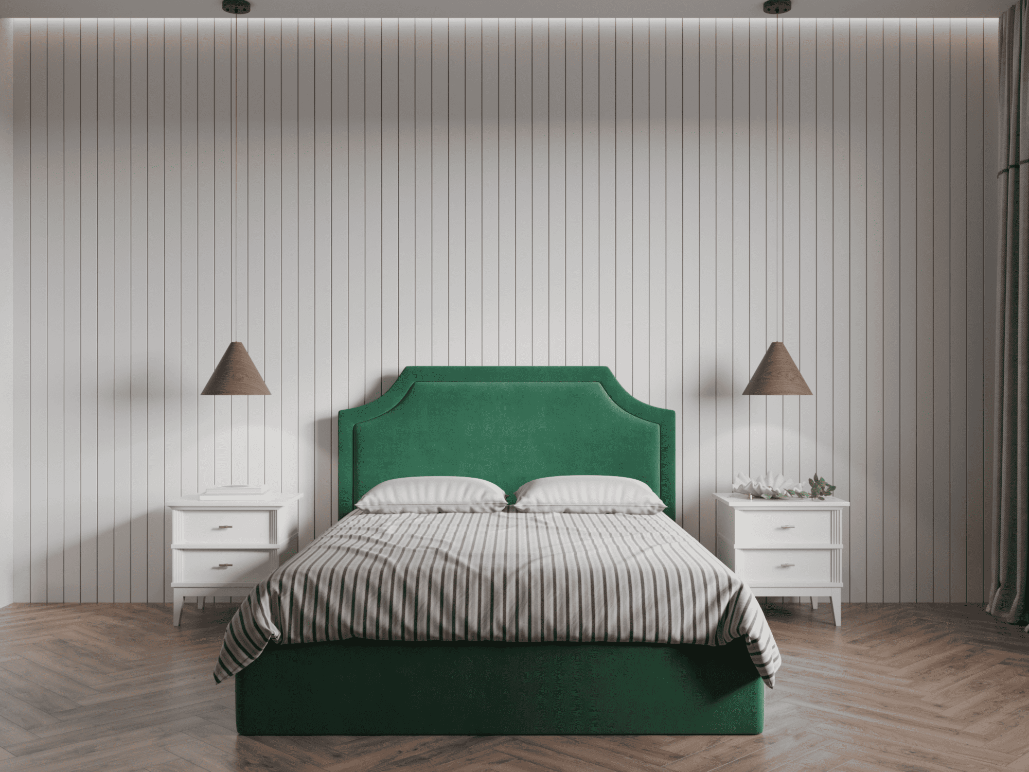 Кровать Эгида, 120 см x 200 см, с подъемным механизмом, мягкое изголовье