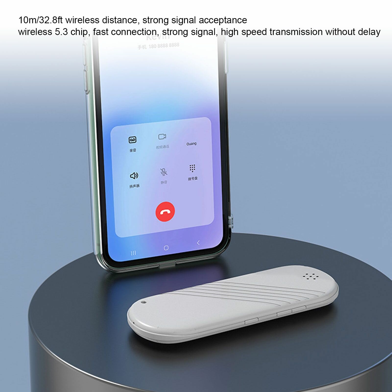 Многофункциональный стереофонический динамик с глубокими басами под подушкой, мини-динамик Bluetooth с проводимостью для белого сна