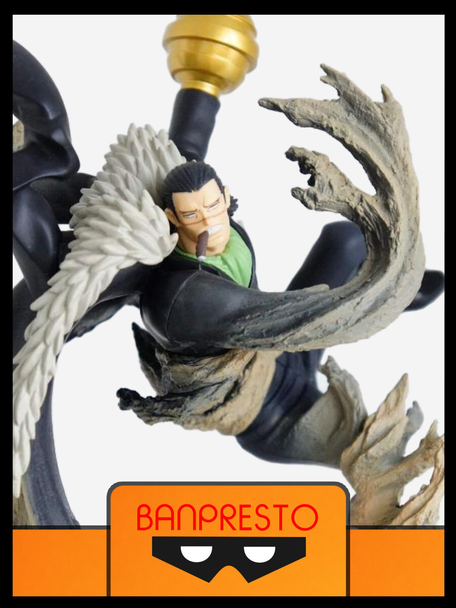 Оригинальная фигурка Crocodile от Banpresto из аниме One Piece / Крокодайл «Ван Пис» 16 см