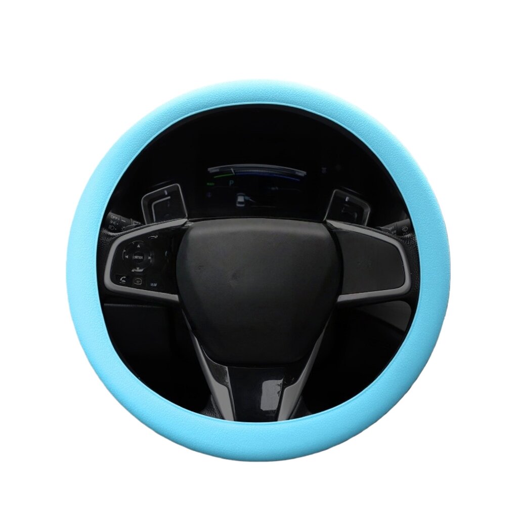 Эластичный противоскользящий чехол на рулевое колесо из термостойкого силикона для колес 14 " и 16" В любую погоду