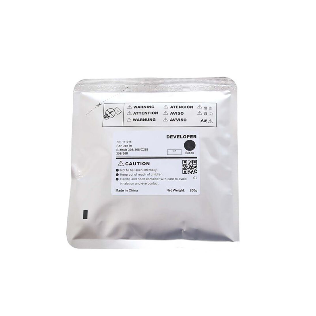 Девелопер для Konica Minolta Bizhub черный, CET171015 совместимый