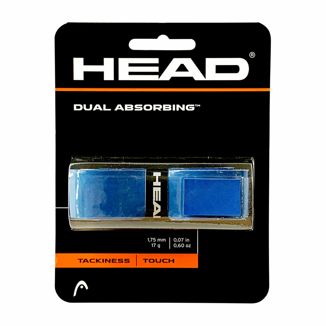 Обмотка для ручки ракетки HEAD Grip Dual Absorbing x1, Blue Полиуретан