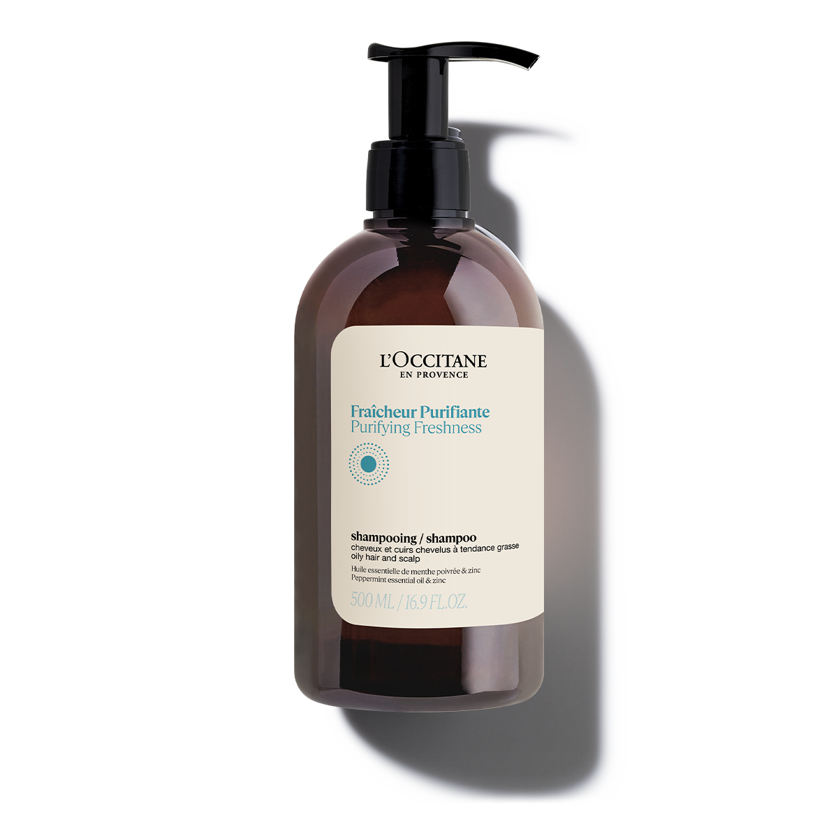 Шампунь L'Occitane "Аромакология", живительная свежесть, 500 мл
