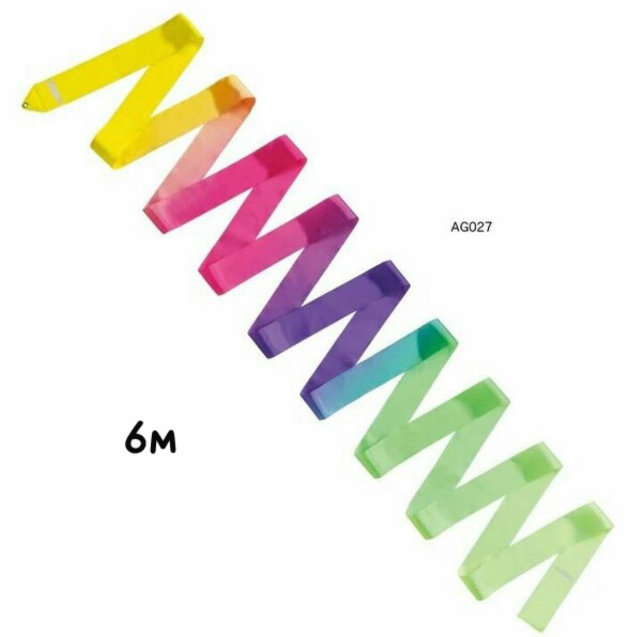 Лента SASAKI 6м (027) желтый, розовый, голубой